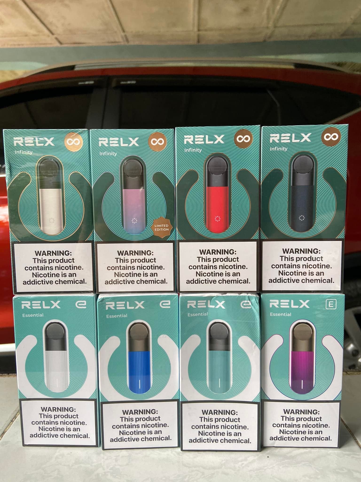หัวพอต Relx Infinity Device Kit Red - pods12.com