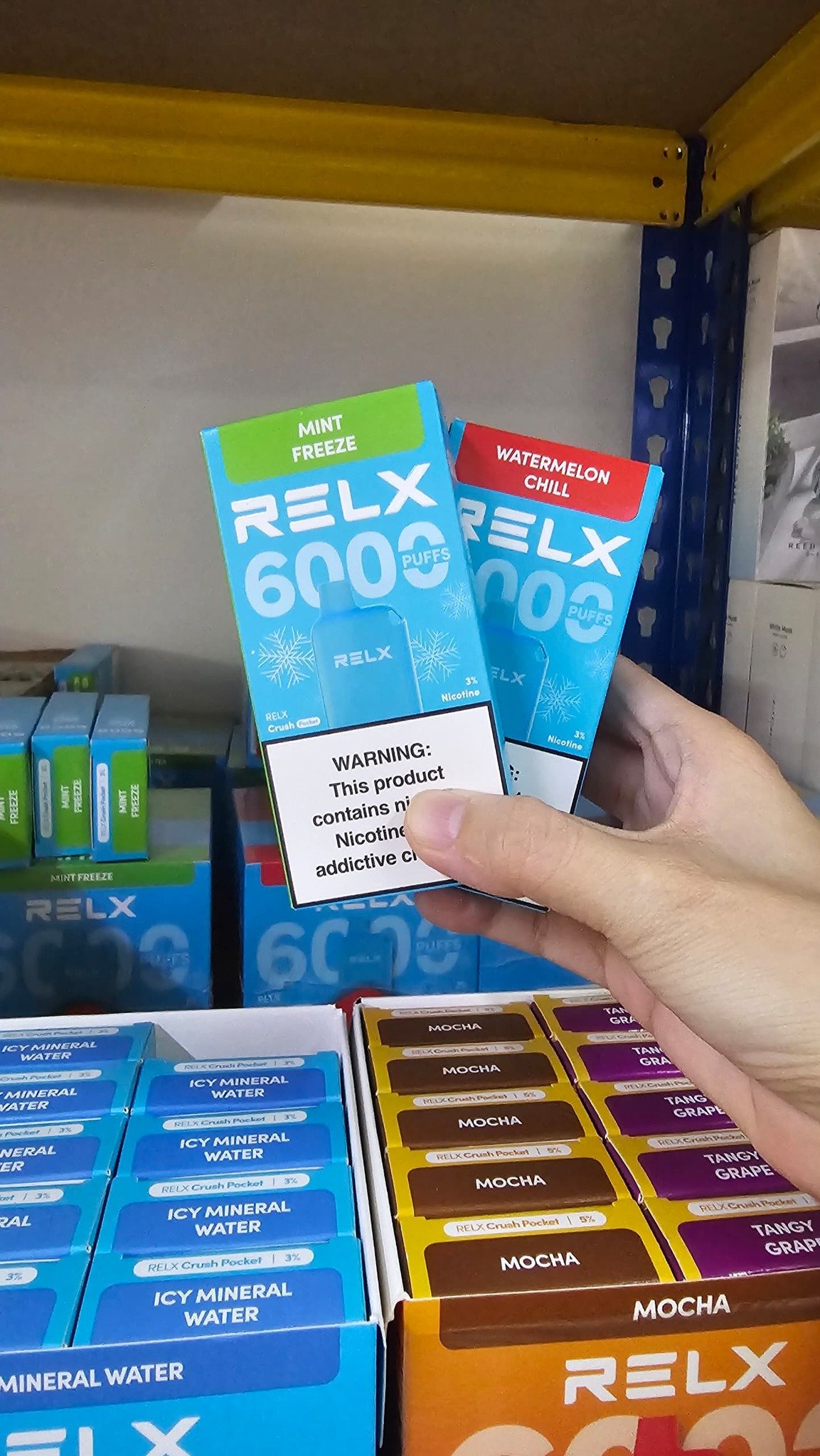 หัวพอต Relx Crush Icy Mineral Water - pods12.com